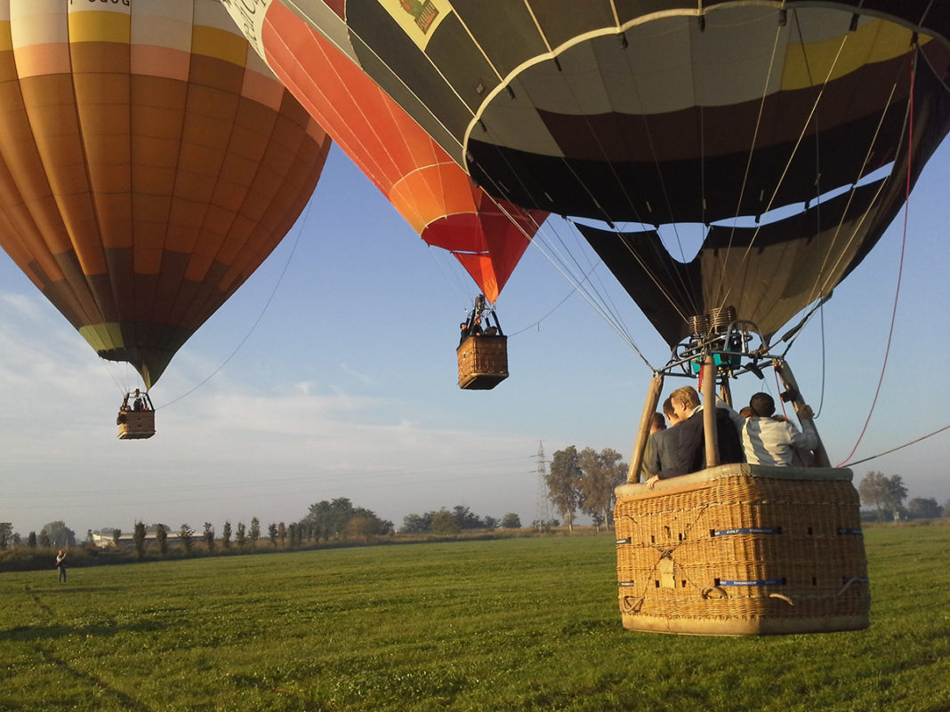 Una giornata tra le nuvole. Un'esperienza in Mongolfiera.